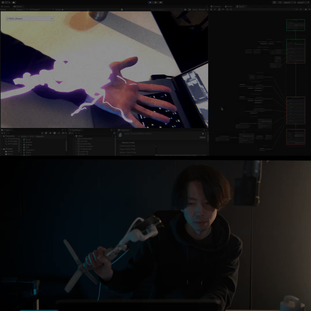 Keijiro Takahashi on Twitter: "VFX with Unity AR Foundation https://t.co/jk7xTZ7mW6" / Twitter