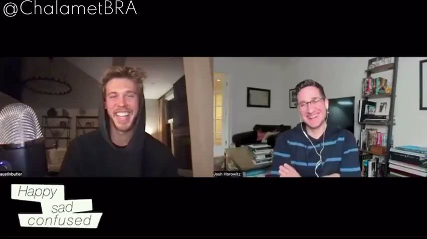 Timothée Chalamet Brasil on Twitter: "LEGENDADO. | Em entrevista ao Happy Sad Confused, Austin ...