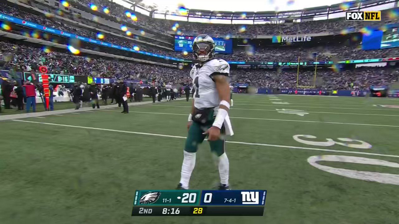 Philadelphia Eagles on Twitter: ".@JalenHurts lovesss the endzone #PHIvsNYG | #FlyEaglesFly ...