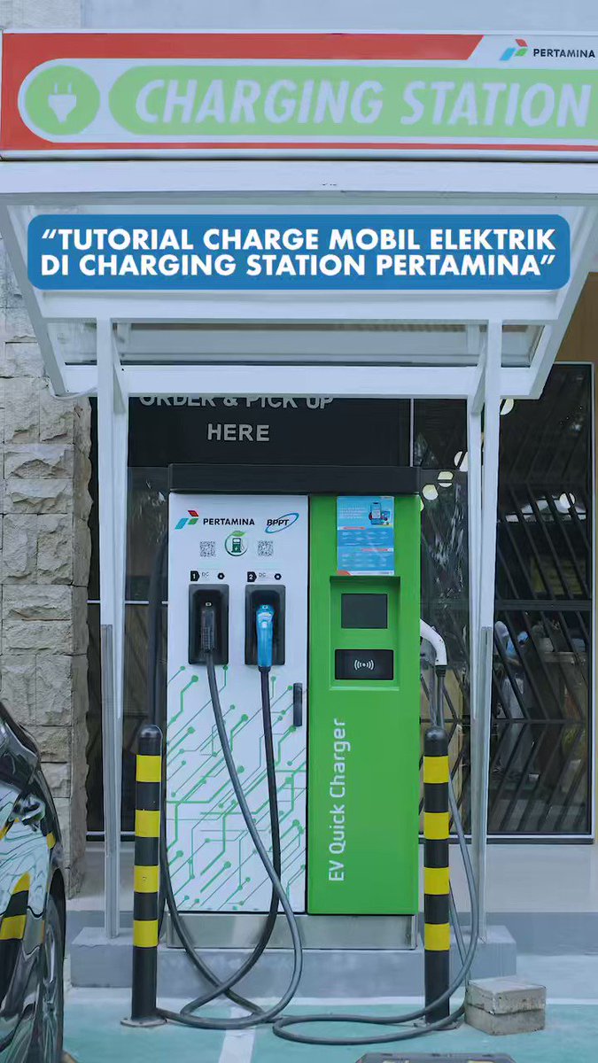 MyPertamina on Twitter: "PERTAMINA CHARGING STATION! Nah, mudah banget kan cara charge mobil ...