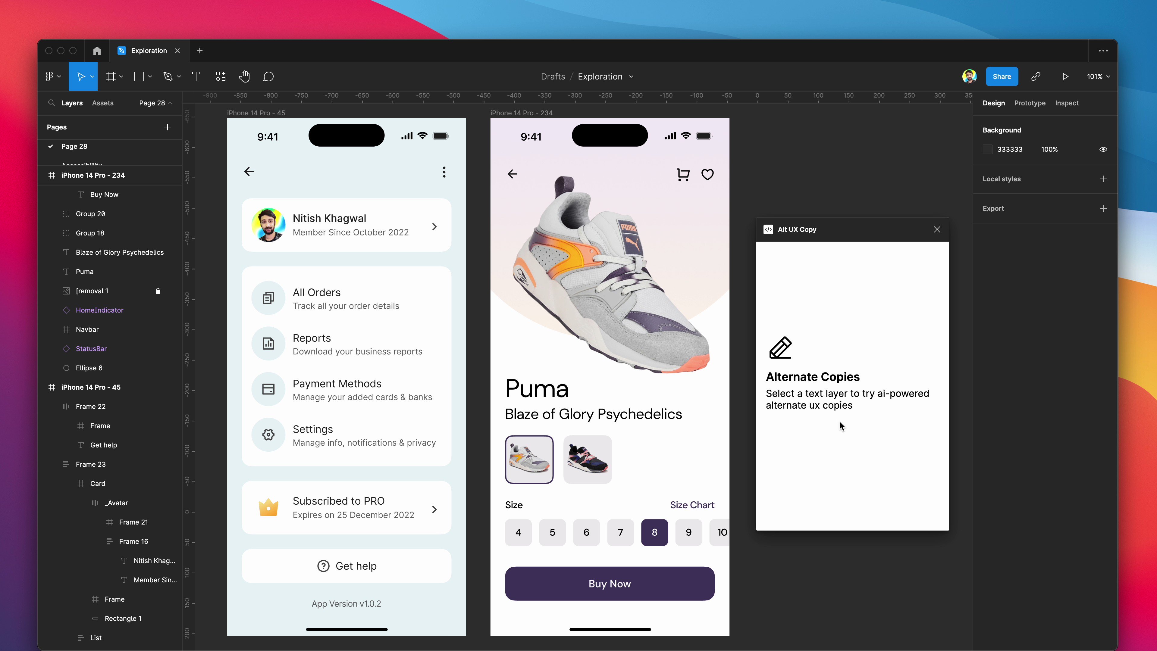 Nitish Khagwal on Twitter: "Created this little ai-powered @figma plugin to quickly try out ...