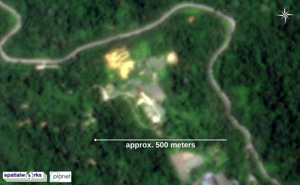 Spatialworks on Twitter: "Video below shows the initial comparison between before (13 Sep 2022 ...