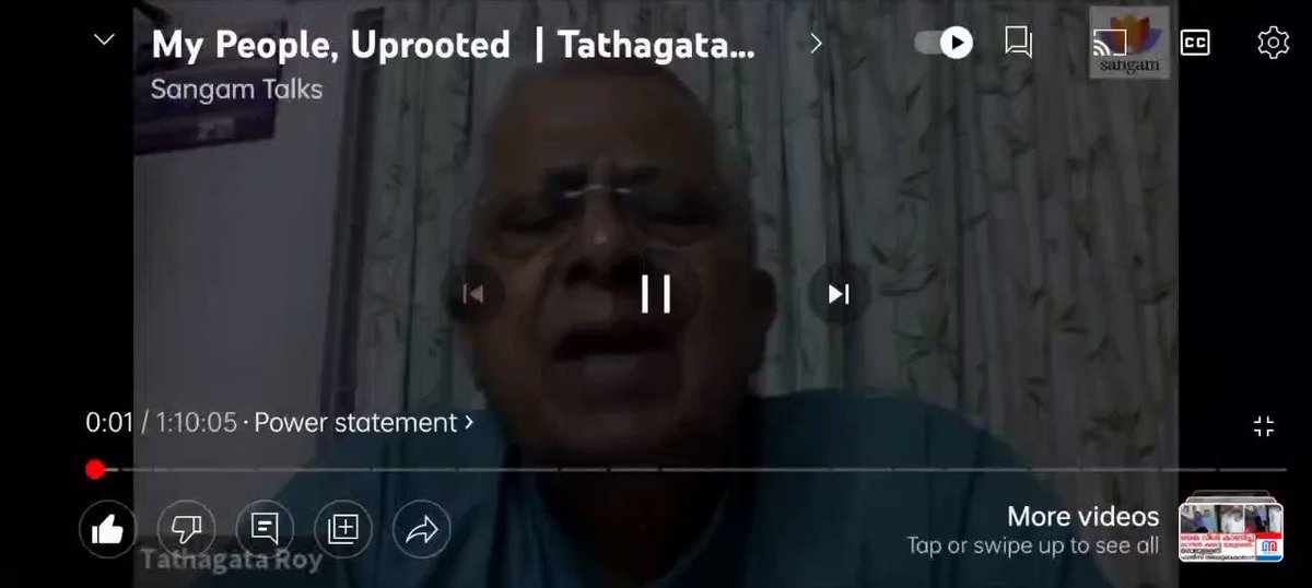 Takrar 🇮🇳 on Twitter: "RT @iyer_rn: Thanks to @sangamtalks and Sri Tathagata Roy for a Detailed ...