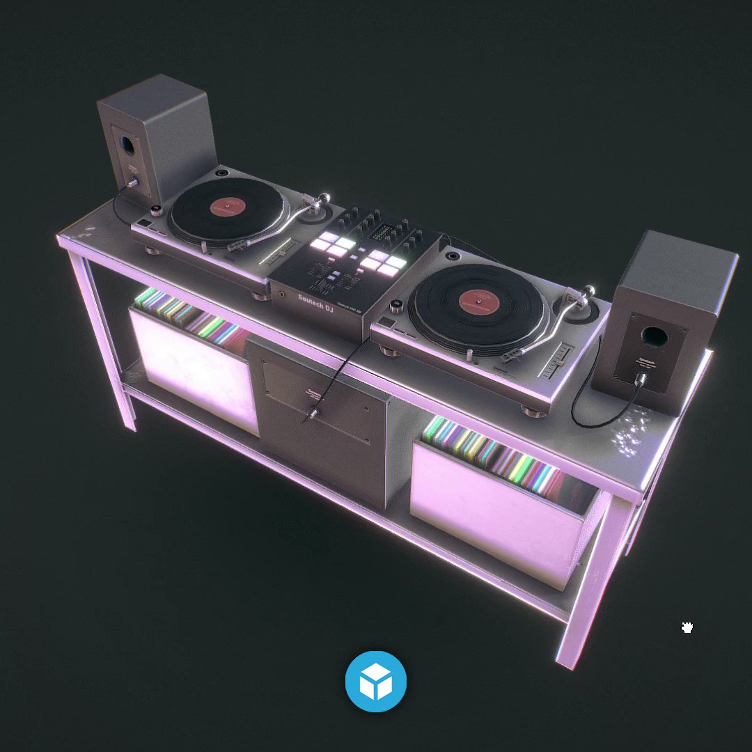 3d Dj Booth