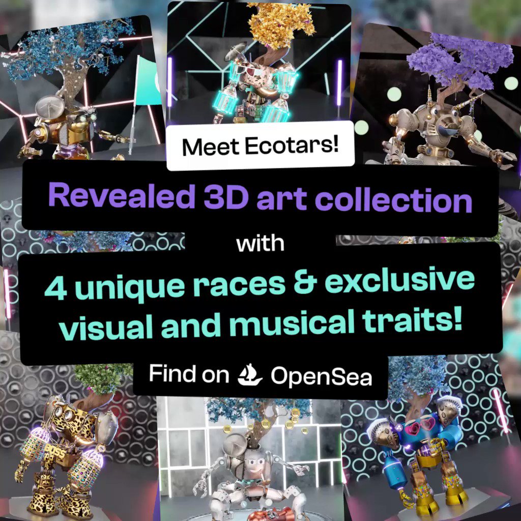 Ecotars NFT Collection. Official. ⚡️ Reveal Dec 22 on Twitter: "🔥 Hooray! The reveal has finally ...