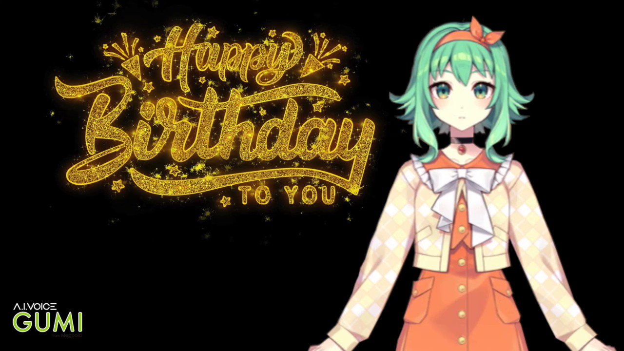 crazy ass moments in vocaloid history on Twitter: "Gumi AI greets Kagamine Rin and Len on their ...