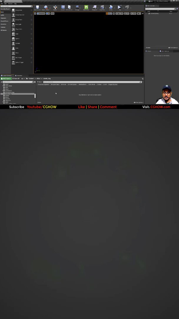 Smoke Burst FX in UE4 Niagara | Download Files @unrealengine #CGHOW #realtimevfx #ue4 #ue5 # ...