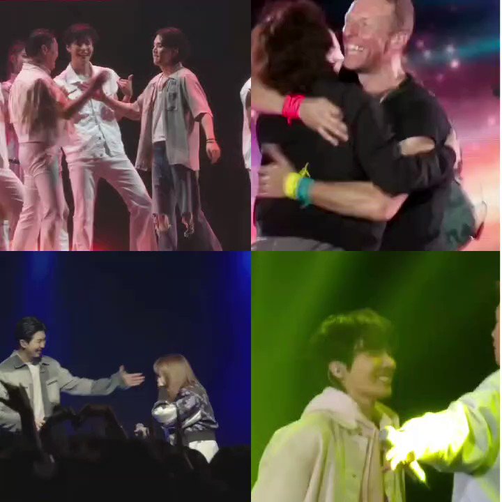 ᴍᴇʟʀᴏsᴇ - 🐥🌹 on Twitter: "their warm hugs 🥺 SUGA × PSY JIN × Chris That That The Astronaut RM × ...