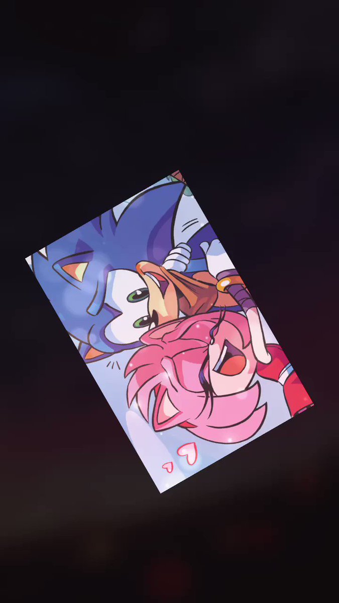 🌼 Blur (COMMISSIONS OPEN) 🌼 on Twitter: "Here’s a little Frontiers Sonamy Angst doodle I did and ...