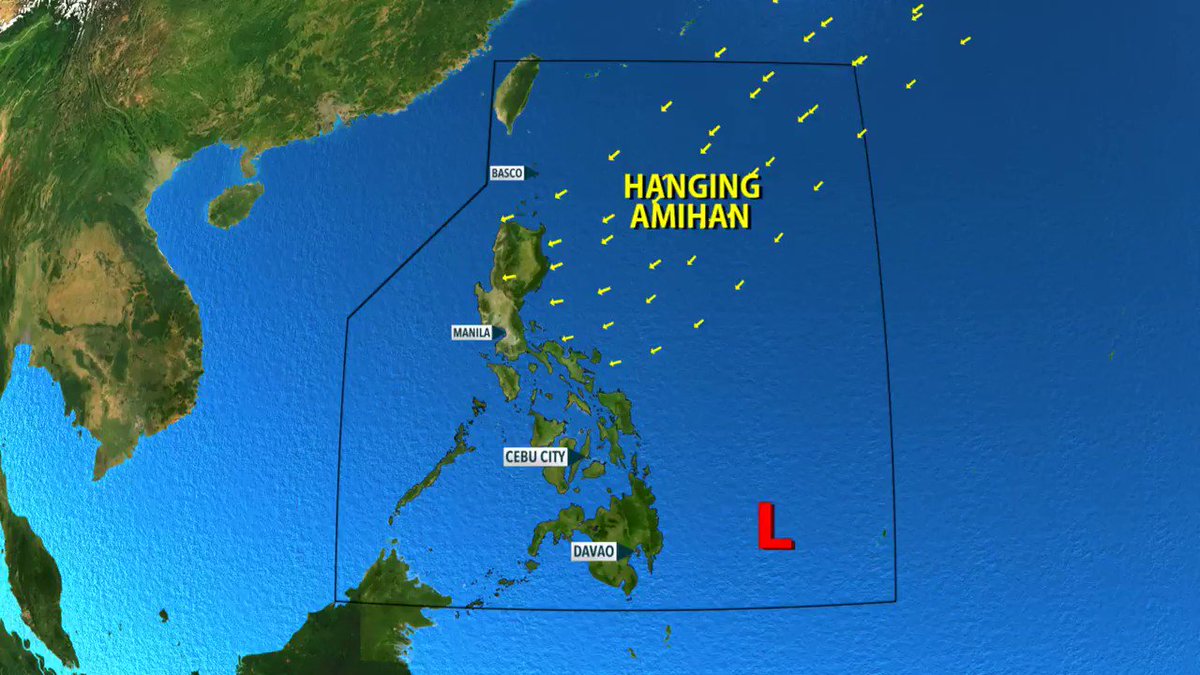 IMReady on Twitter: "Bukod sa LPA, magpapaulan din sa ilang panig ng bansa ang hanging #Amihan ...