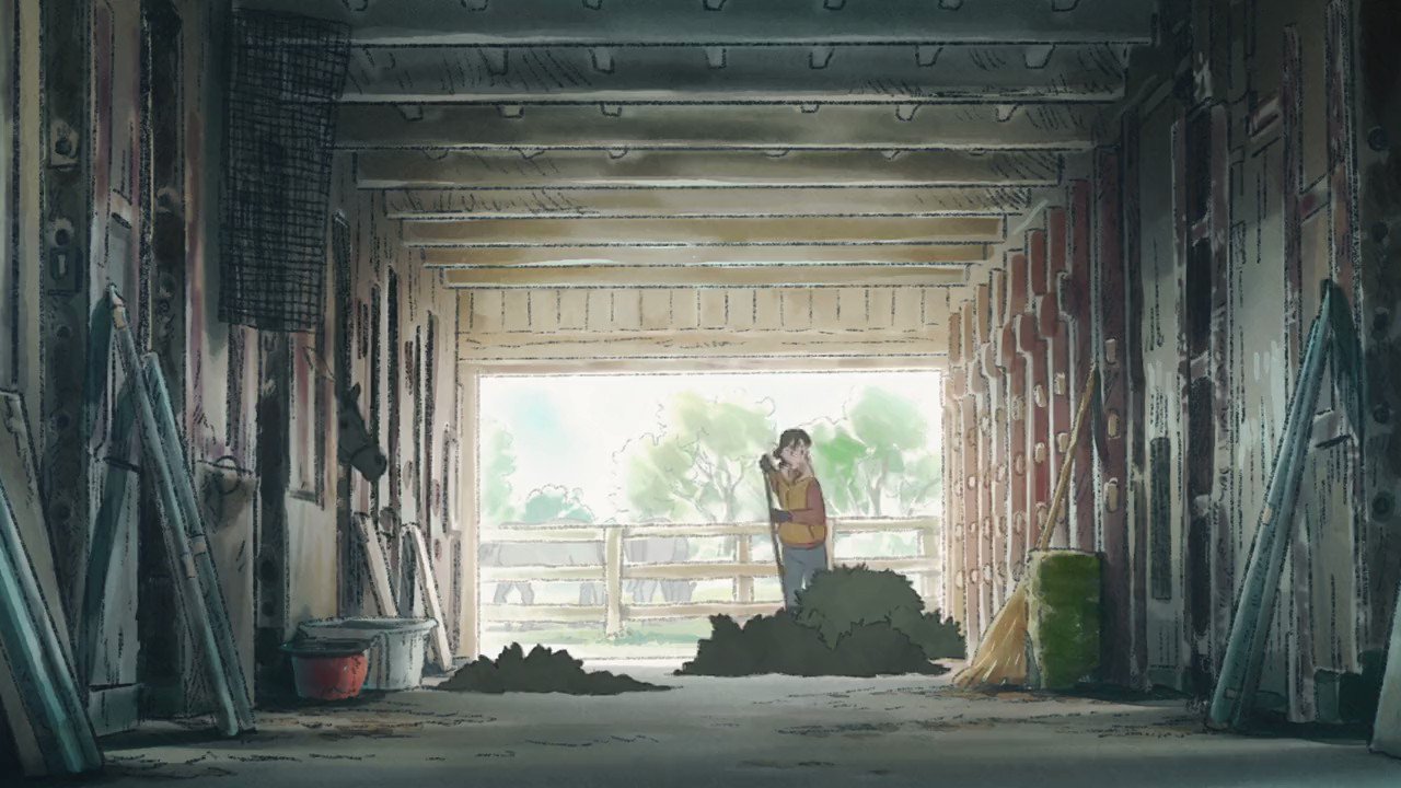 Catsuka 💙 on Twitter: "Sweet japanese commercial for JRA (horse racing) by Studio Colorido ...