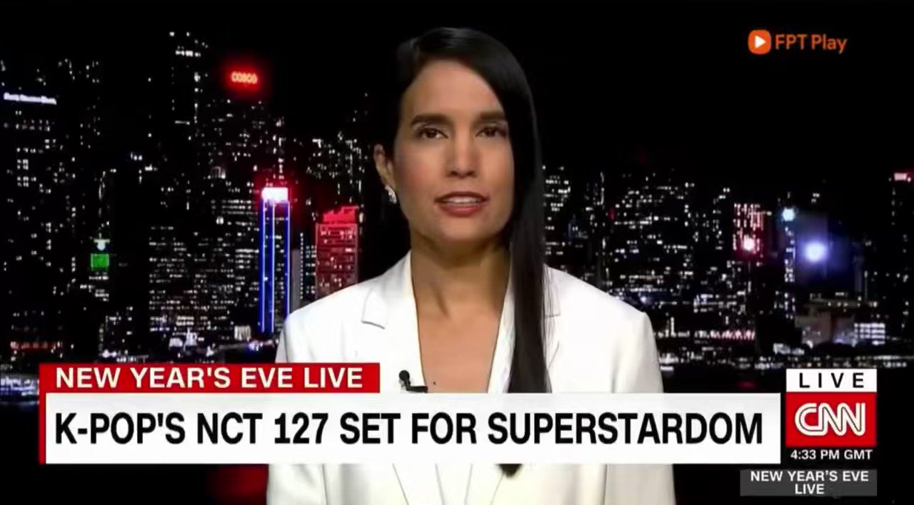 🐝 on Twitter: "nct 127 on cnn new year's eve live "looking back at 2022, was it a big year for ...