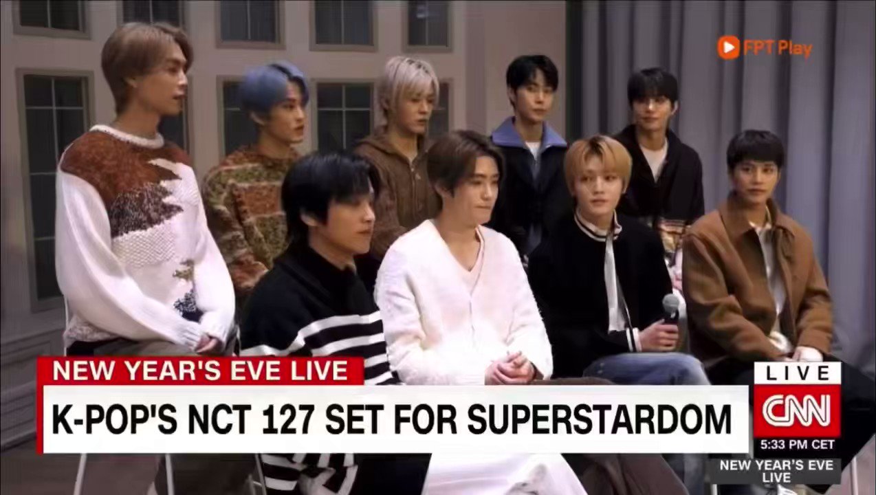트위티🧃 on Twitter: "221231 CNN New Year's Eve Live #NCT127 https://t.co/fFb2RsWGbC" / Twitter