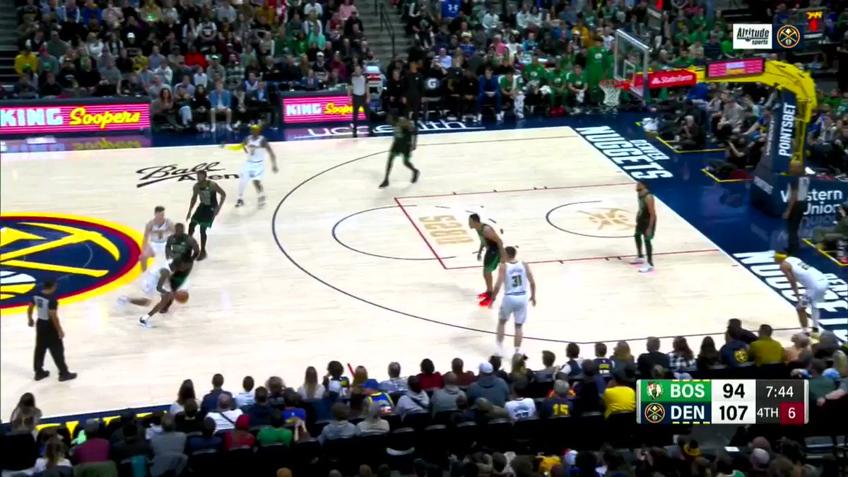 ClutchPoints on Twitter: "JAYLEN BROWN AND BONES HYLAND ARE GETTING INTO IT 👀 Brown tripped ...