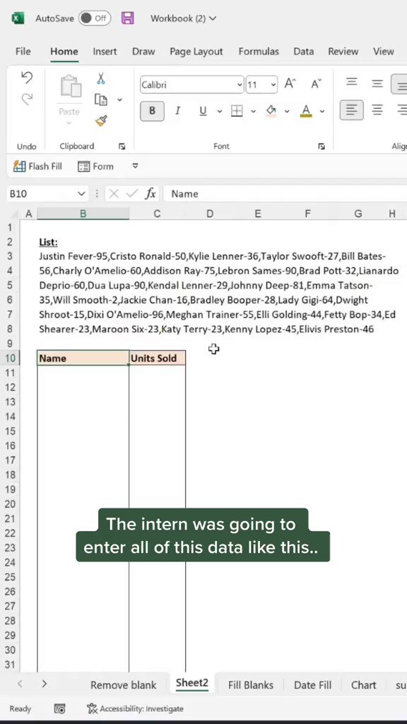 Excel Dictionary ☕️ on Twitter: "How to convert a list into a data table. 🤯 #excel https://t.co ...