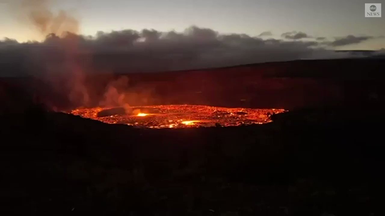 Abc News On Twitter Kilaueas Volcano Alert Level Has Been Elevated