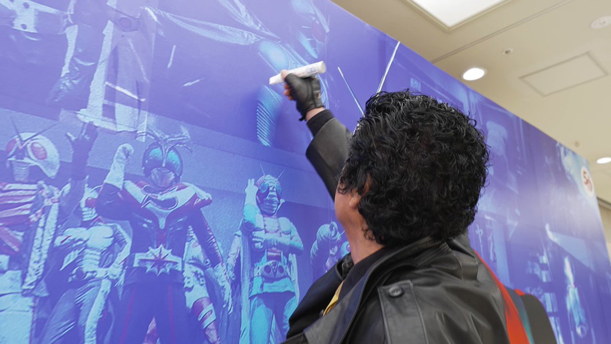 Daily Kamen Rider On Twitter Rt Kr50 Exhibition 一筆入魂🖌 The仮面ライダー展