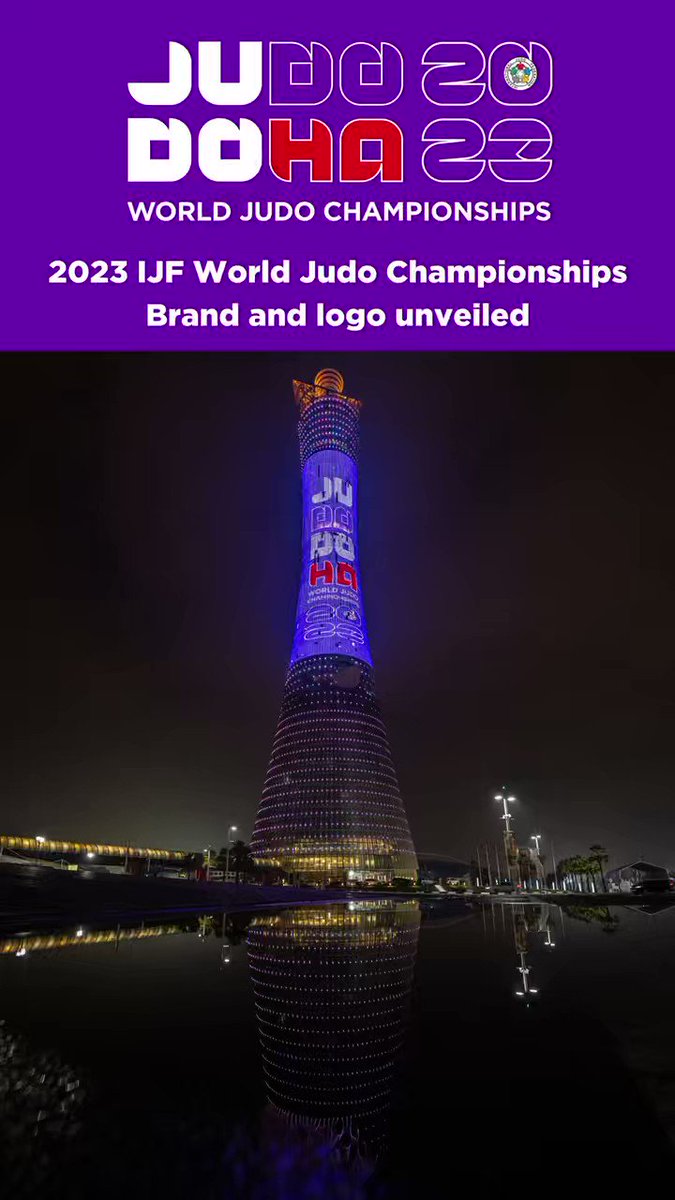 Team Qatar 🇶🇦 on Twitter: "RT @JudoDoha2023: Doha landmarks are decorated with the colors of the ...