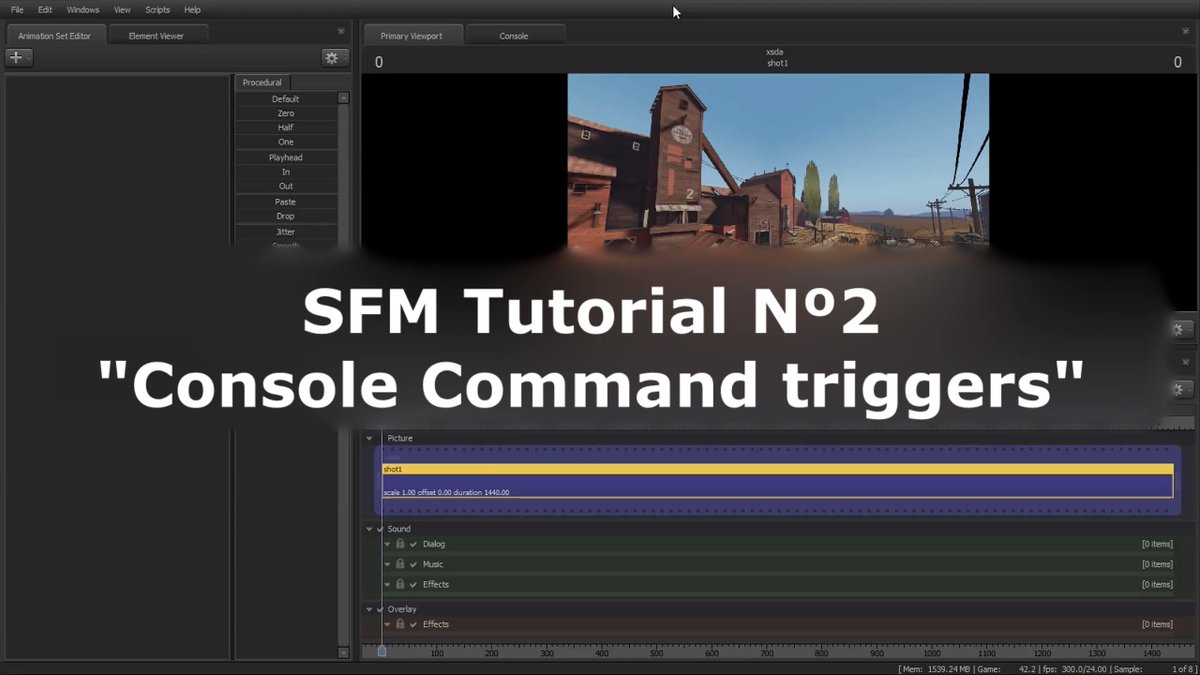 Goebellnik on Twitter: "SFM Tutorial #2 "Console command triggers" Adding commands that apply ...