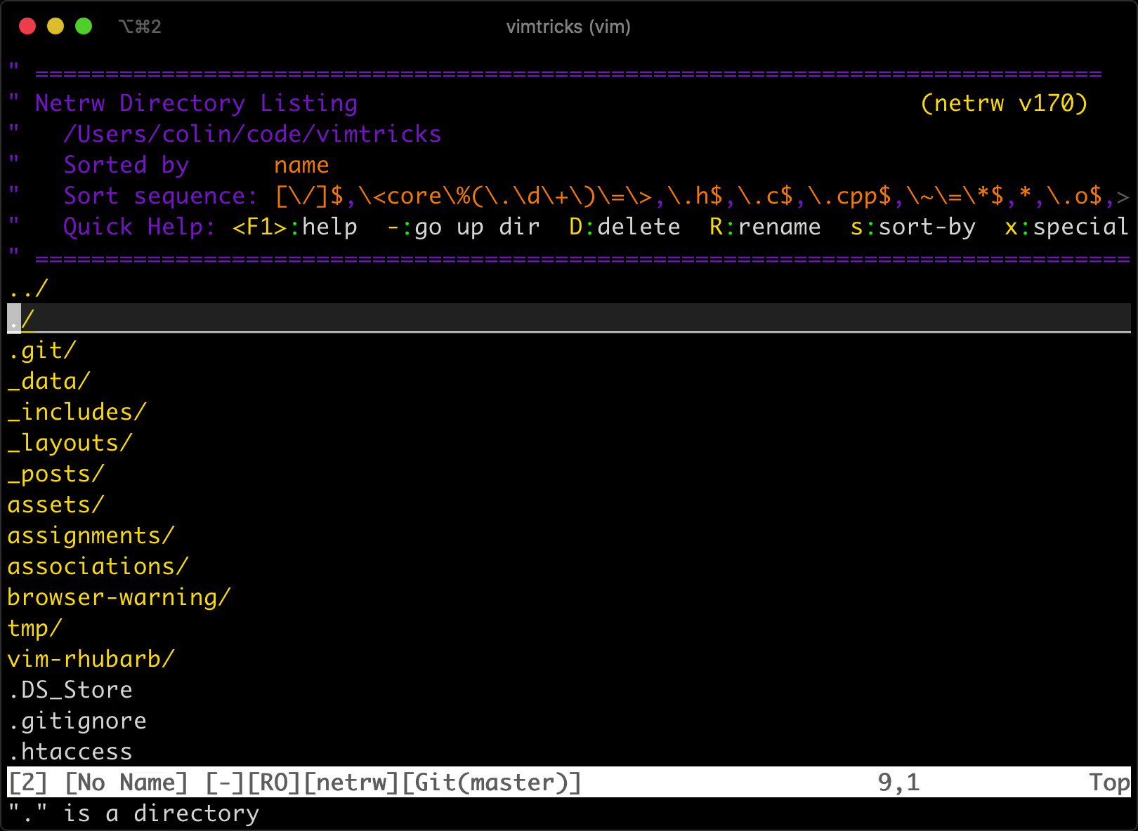 VimTricks on Twitter: "Use netrw to create new files and directories in Vim: • % - Create a new ...