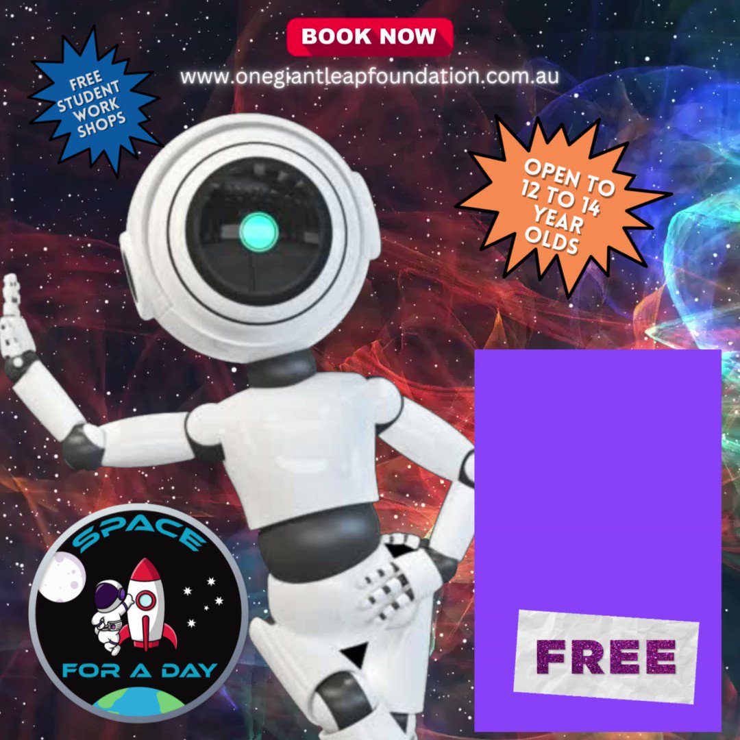 One Giant Leap Australia Foundation on Twitter: "Places are filling fast for SPACE FOR A DAY in ...