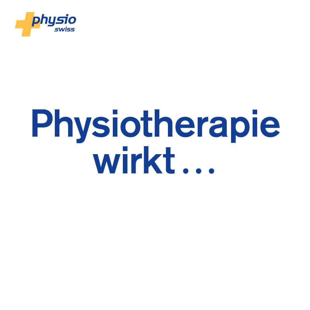 Physioswiss on Twitter: "Erfahrungsbericht «Physiotherapie wirkt und hilft Kosten zu senken» mit ...