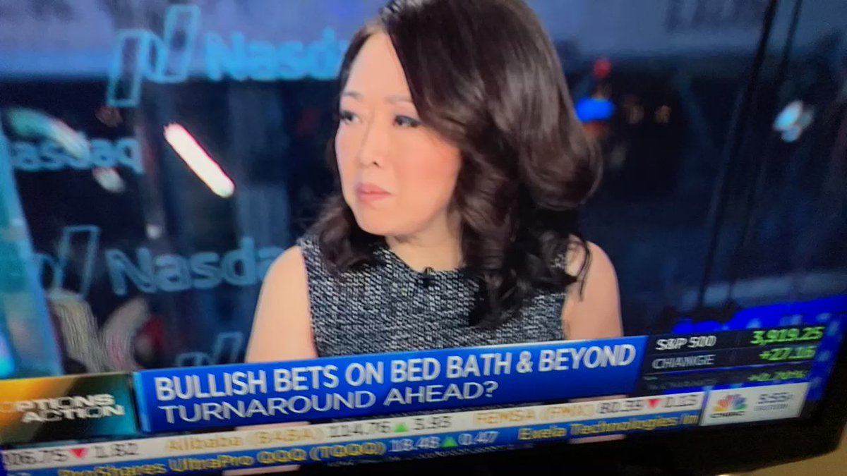 Hunter Bost on Twitter: "Melissa Lee @CNBC is so confused on #BBBY #BBBYSQUEEZE"