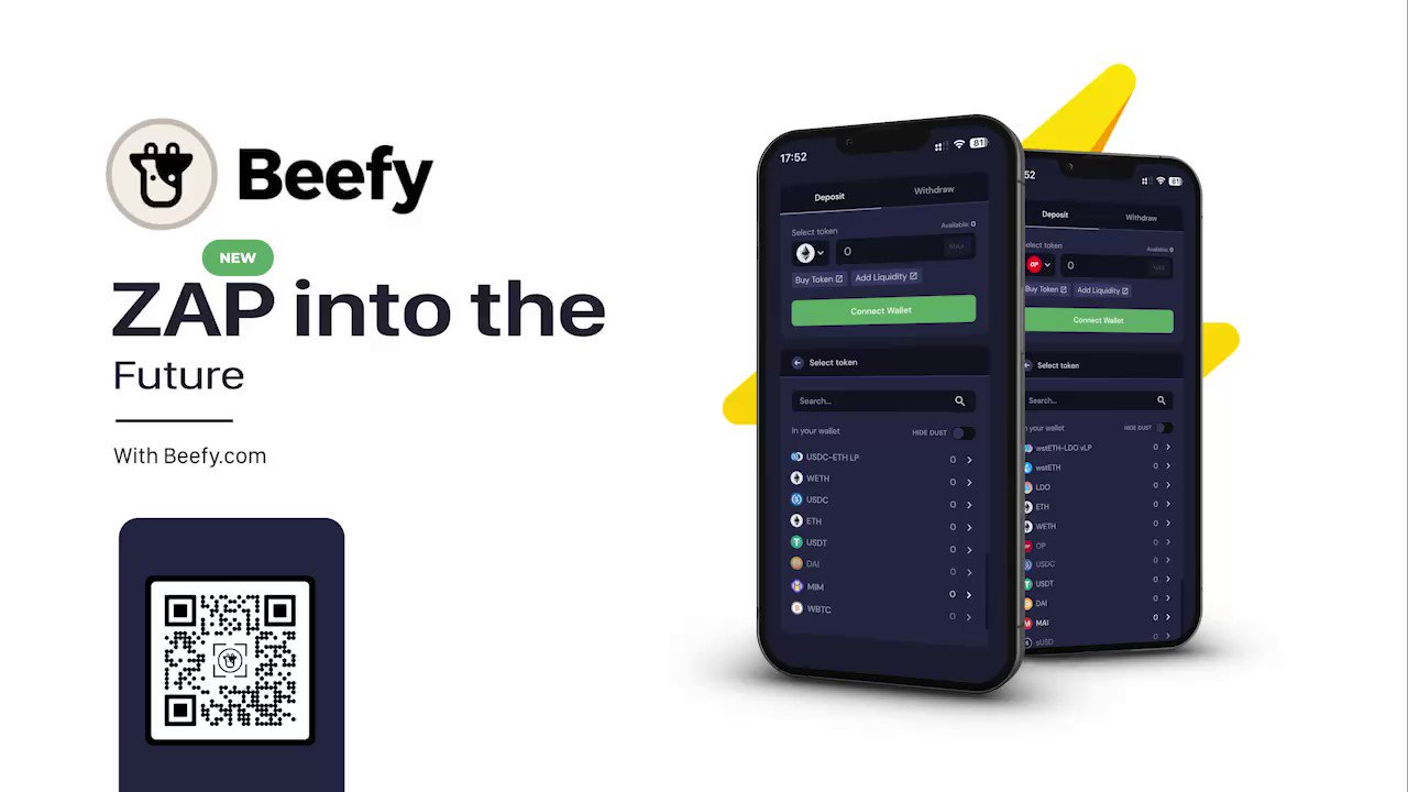 Beefy on Twitter: "BeefyZap⚡️just made DeFi EASY! #BeefyZap saves time & money using @1inch to ...