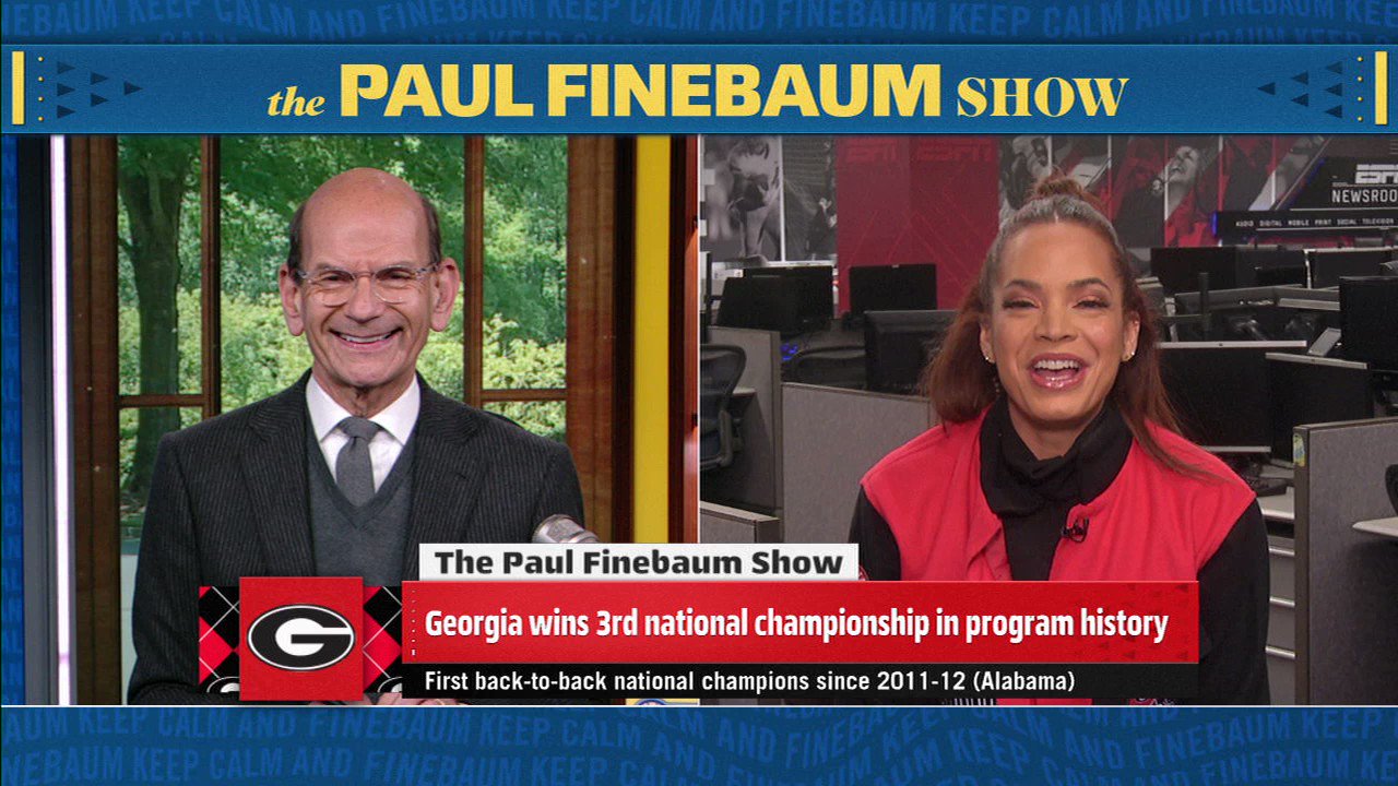 Paul Finebaum on Twitter: "Some want to put an asterisk on Georgia's 2023 national title because ...