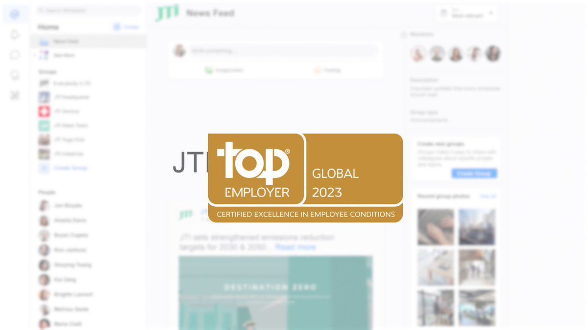 JTI on Twitter: "We've been awarded Global Top Employer for the 9th year in a row and earned the ...
