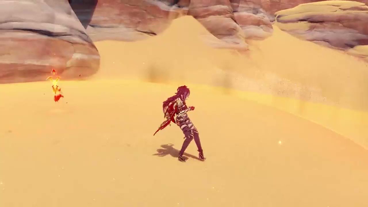 Genshin Mains_Your Guide to Teyvat on Twitter: "#Dehya Elemental Burst slow-mo #原神 #Genshin ...