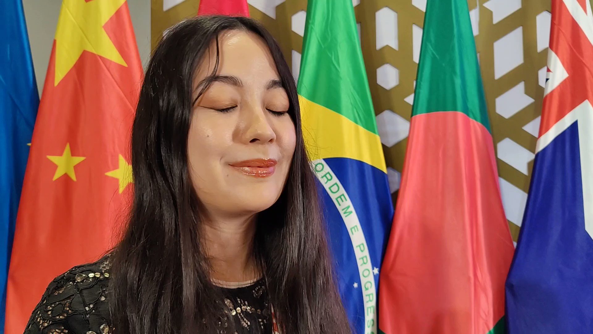 Ministry of Health on Twitter: "#G20India Carolina Mye Saito, delegate from Brazil in the #G20 ...