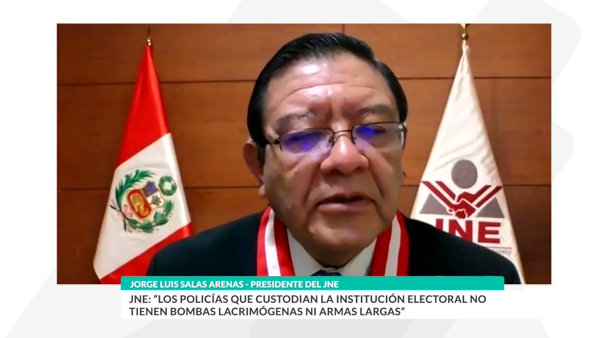 Jne Perú On Twitter El Presidente Del Jne Jorge Luis Salas Arenas