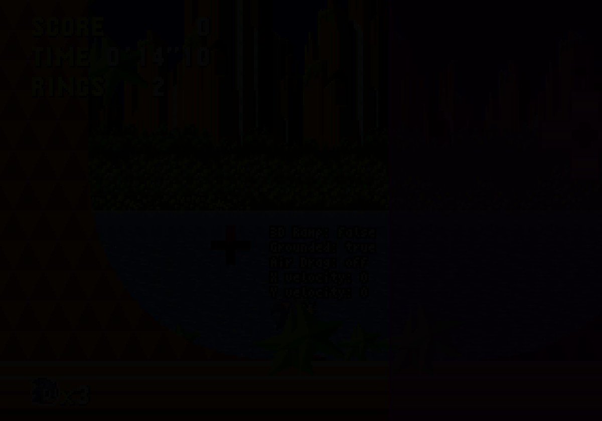 Sonic Cd Deconstructed On Twitter How Sonics Physics Work On The 3d Ramp Loop In The Original