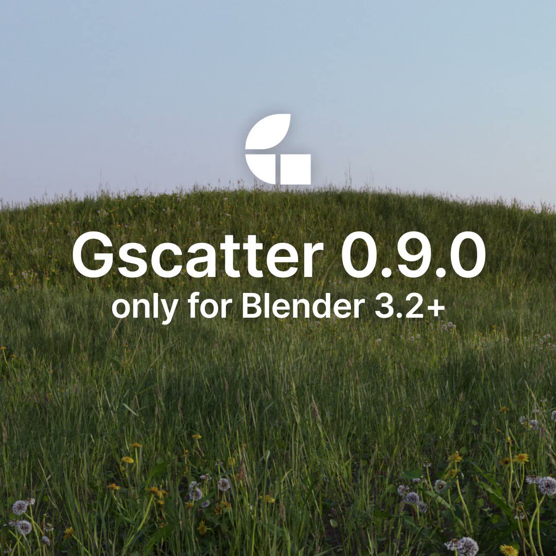 Graswald on Twitter: "Gscatter 0.9.0 is out! Our scattering addon now offers a fantastic new ...
