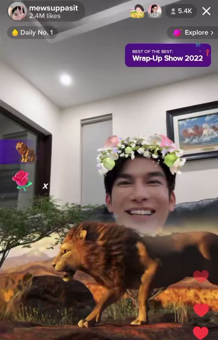 MS International Trends on Twitter: "Mew Suppasit TikTok LIVE Daily Ranking: #1 🔥🔥🔥 Follow ...
