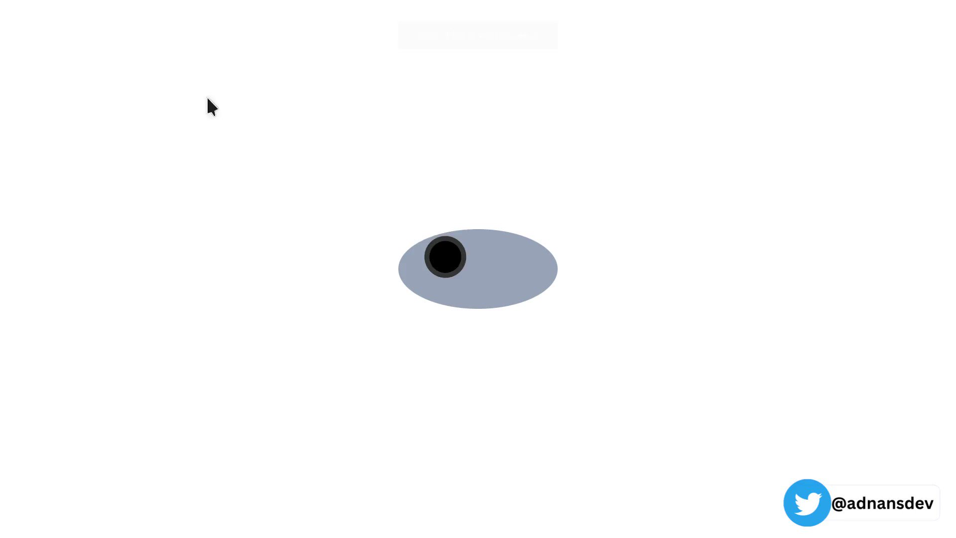 Adnan Saim on Twitter: "I built this cursor-eye movement animation using HTML, CSS (tailwind ...