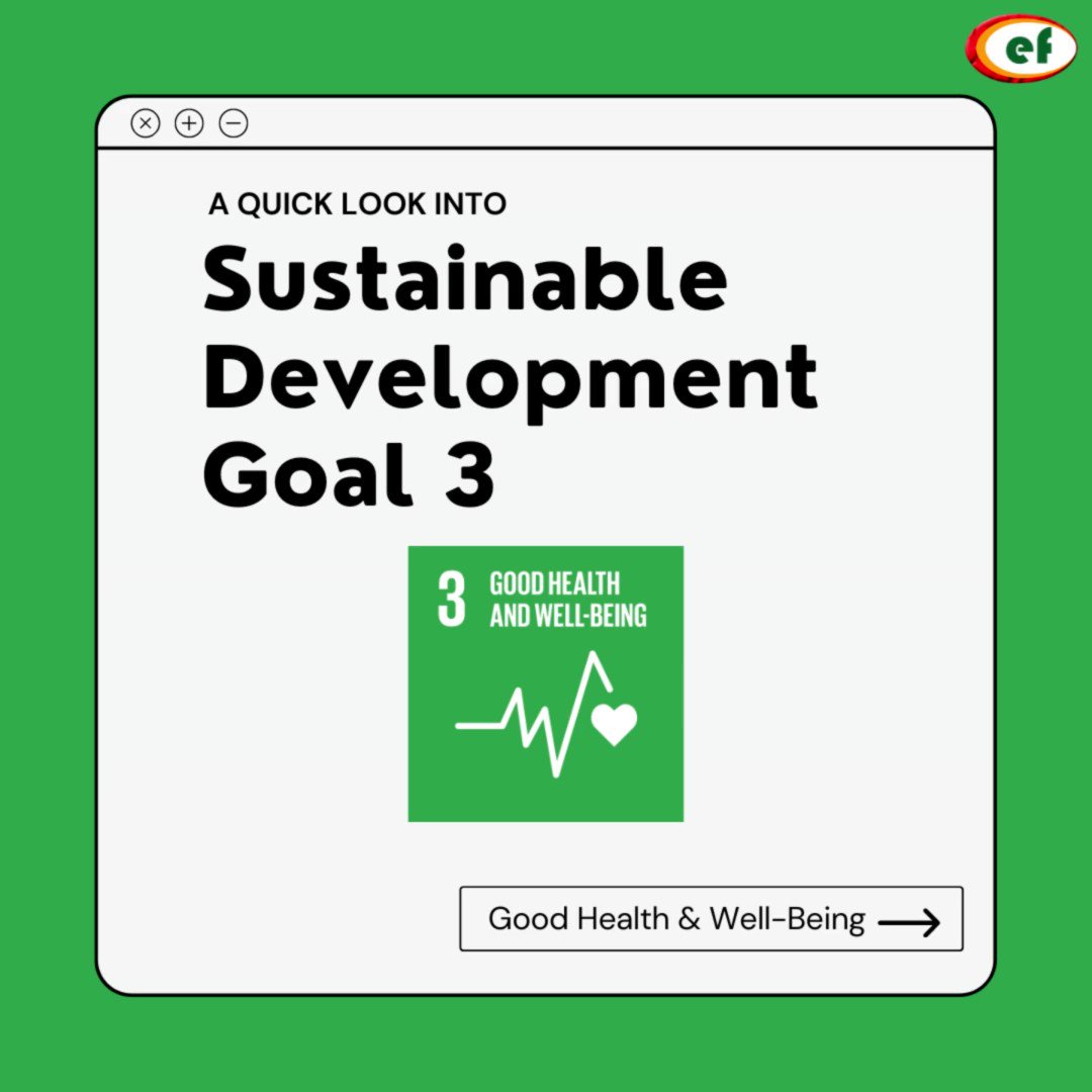 EnvironFocus on Twitter: "🖱️ Click through to learn more about SDG 3 ...