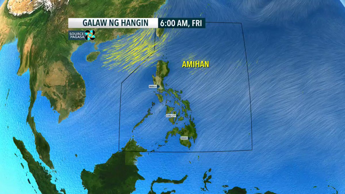 GMA News on Twitter: "RT @IMReadyPH: Hanging #Amihan, magpapatuloy ang pag-iral sa malaking ...