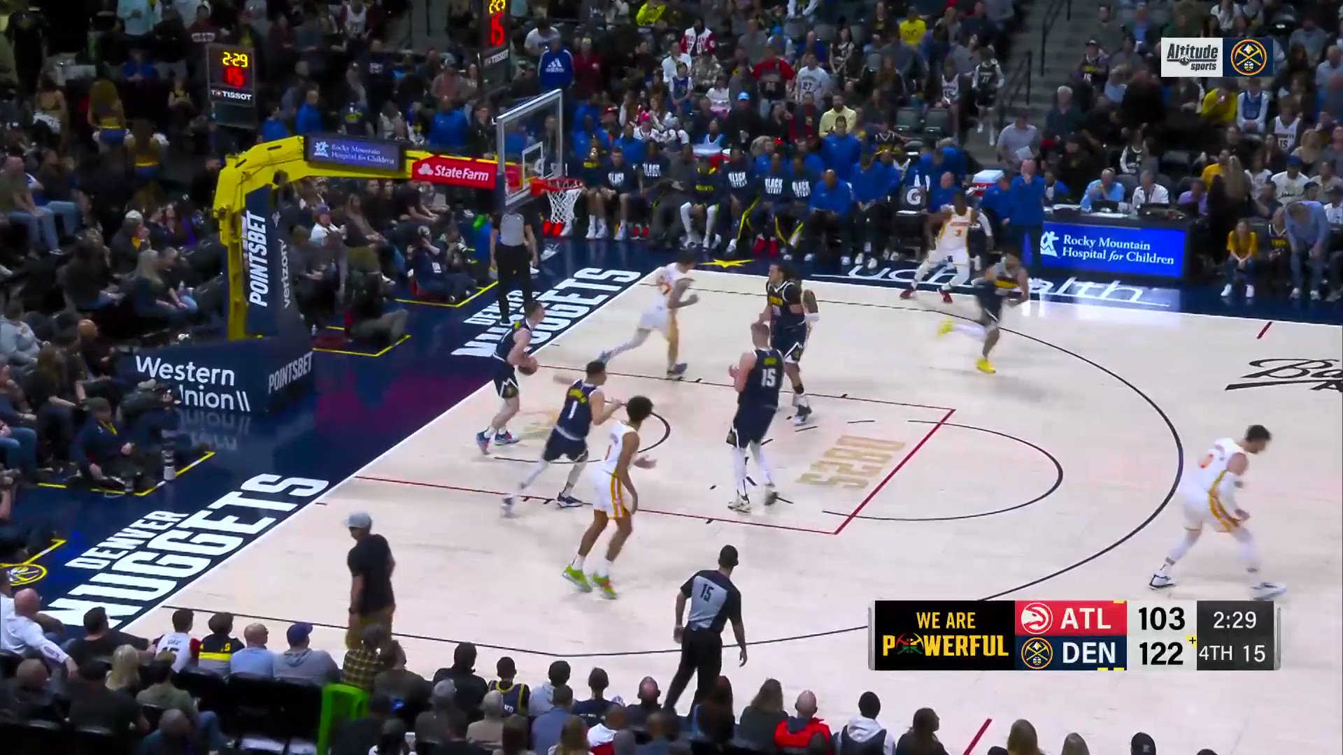 NBA on Twitter: "Jamal Murray is putting on a show on the NBA App 🔥 41 PTS and 7 3PM as the ...