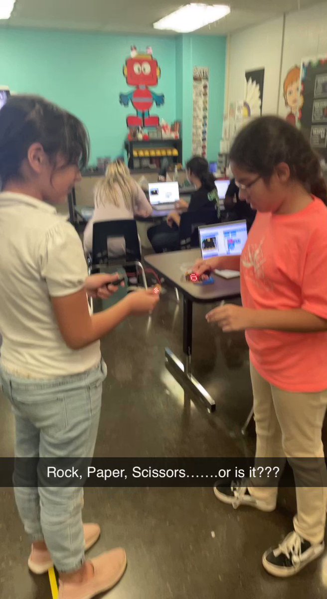 Microbit Educational Foundation On Twitter Rt Teachernickiw Rock Paper Scissorswith
