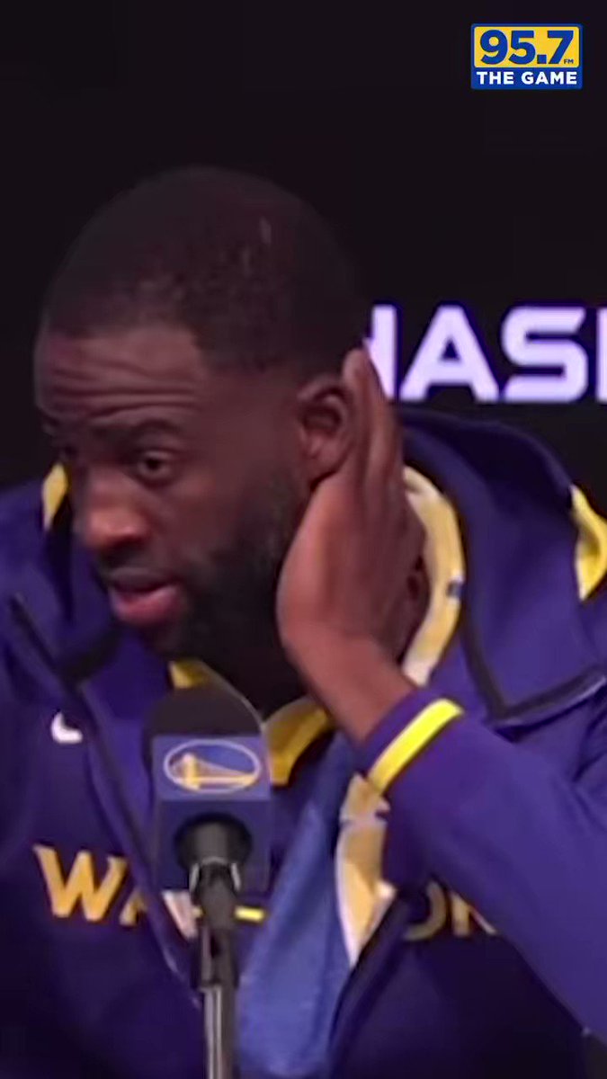 95.7 The Game on Twitter: "“I thought that’s the best game I’ve ever seen him play.” Draymond ...
