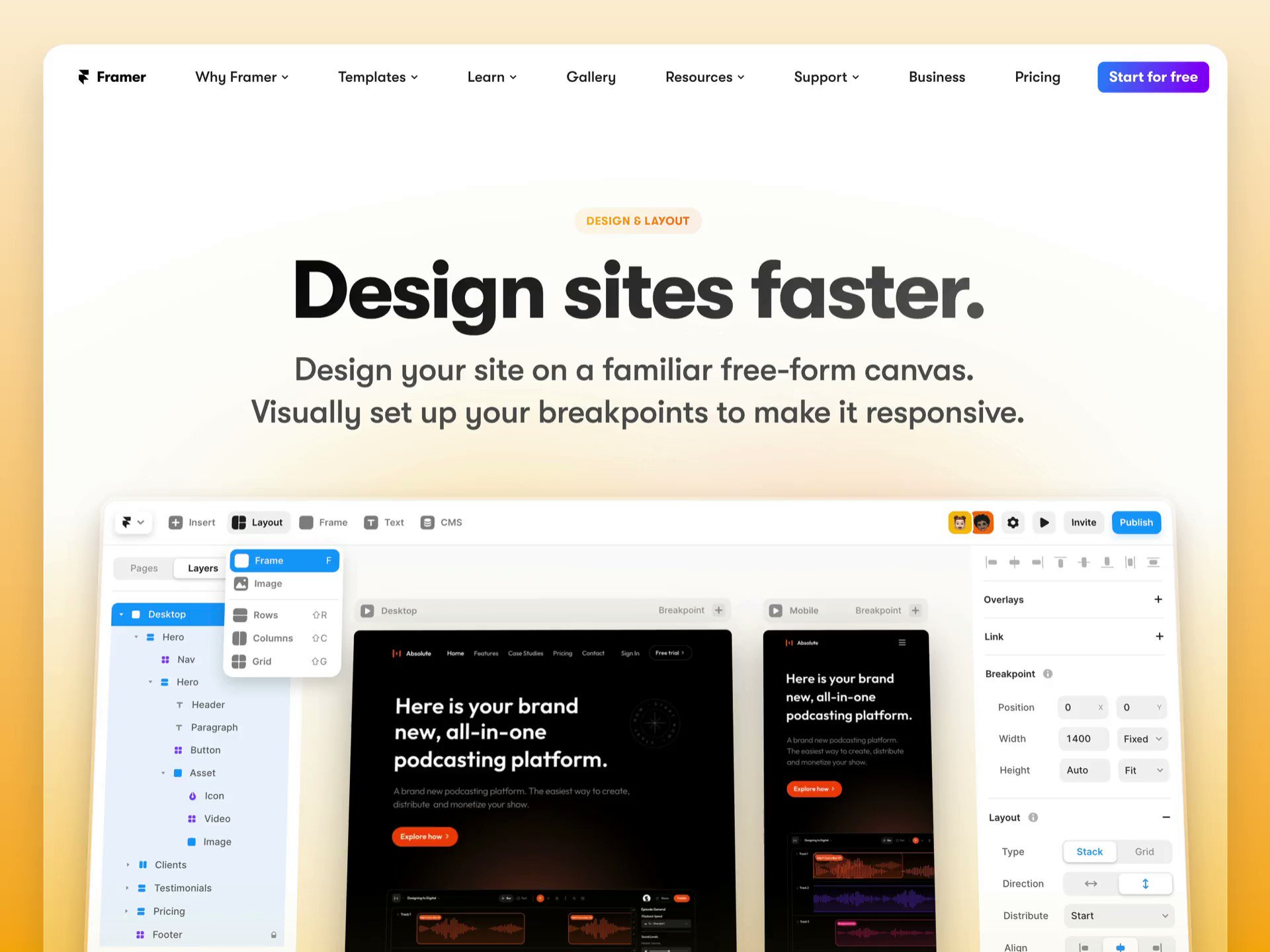 Framer on Twitter: "💥 Thinking about giving Framer a try? Discover the magic behind it with our ...