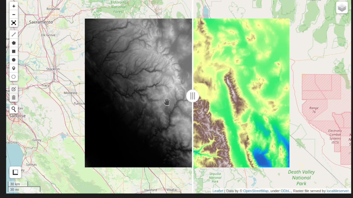 🇧🇿 Belize GEO 🛰️ on Twitter: "RT @giswqs: #Leafmap now supports visualizing raster datasets in # ...