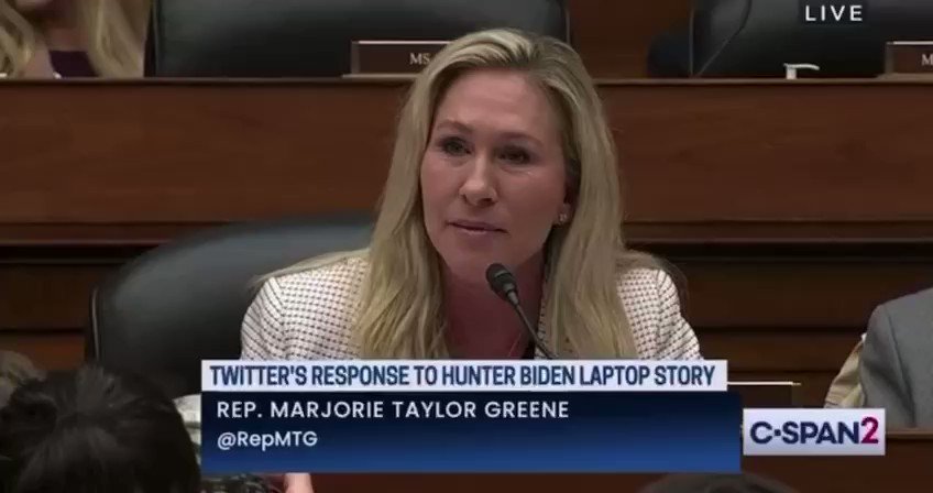 New World Odor™ on Twitter: "🔥 Marjorie Taylor Greene absolutely blasts former Twitter head of ...