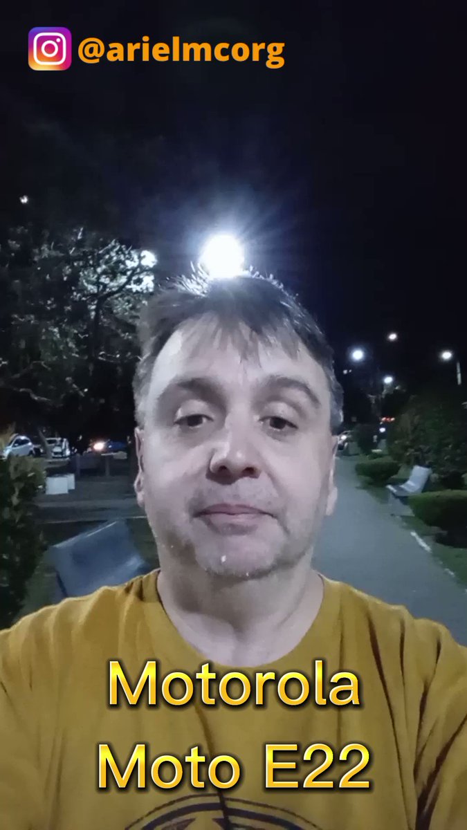 Ariel M. Corgatelli on Twitter: "Realizando la prueba de #video nocturna del #motoe22 @motorola_AR"