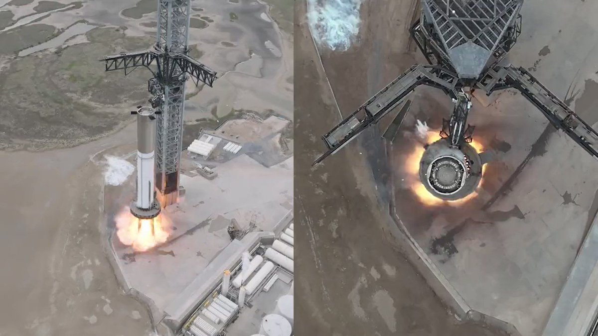 The Alpha Centauri on Twitter: "Вчорашні випробування Super Heavy з дрона 🎥: SpaceX"