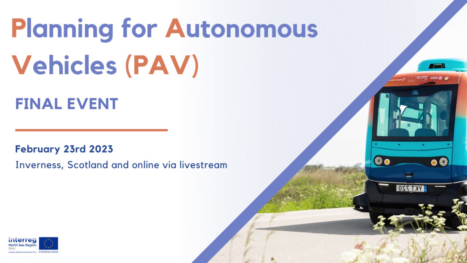 PAV on Twitter: "Save the date for the PAV final event! The PAV project is in its last mile of ...