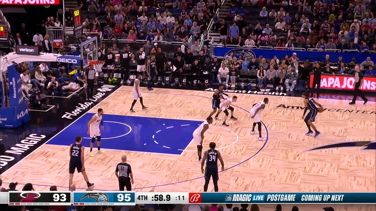 NBA on Twitter: "PAOLO TO EXTEND THE MAGIC LEAD 🤯 It's 97-95 with seconds remaining! WATCH: http ...