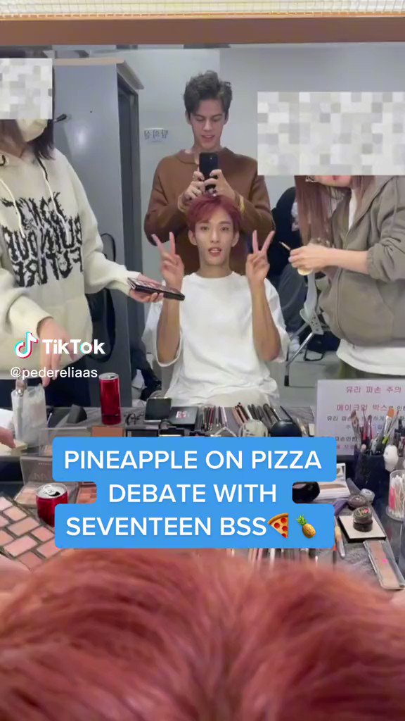 bss fighting! on Twitter: "RT @wonubliss: pineapple on pizza dk and hoshi: yes seungkwan and ...